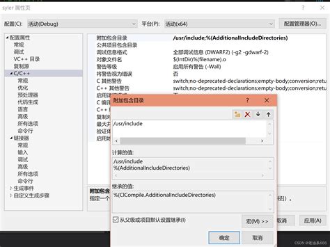 Visual studio2022配置远程Linux项目 vs2022加载linux的库文件 CSDN博客