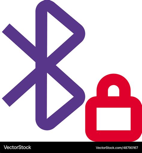Bluetooth Encryption For Smart Devices Royalty Free Vector
