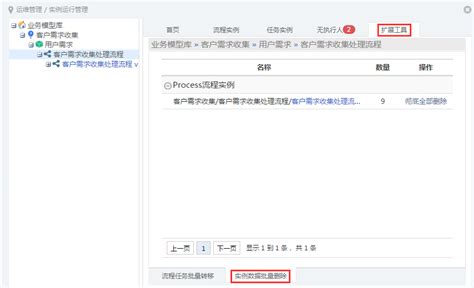 应用 实例数据批量删除