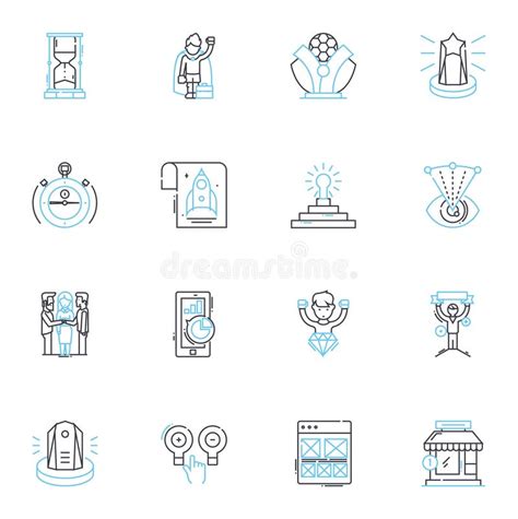 Guiding Theme Linear Icons Set Empowerment Growth Compassion
