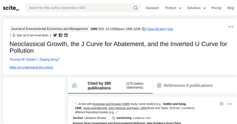 Neoclassical Growth The J Curve For Abatement And The Inverted U