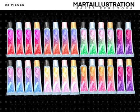Lipgloss Clipart Makeup Clipart Glam Clipart Makeup Png Etsy In 2022