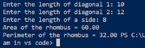 How To Calculate Area And Perimeter Of Geometrical Shapes By C Language