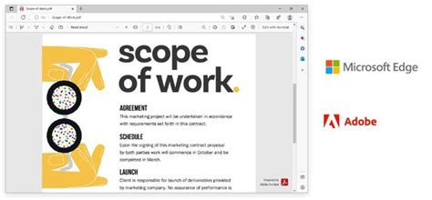 Microsoft To Bring Acrobat Pdf Experience To Microsoft Edge