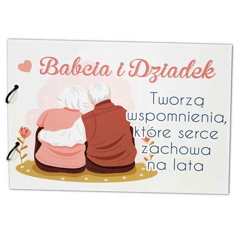 Poziomy Album Na DzieŃ Babci Dziadka Prezent Dla Babci I Dziadka DzieŃ