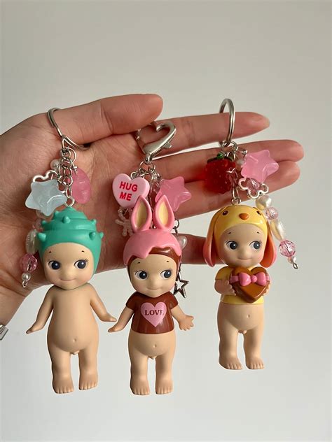 CUSTOM Sonny Angel Keyring With Charms Etsy Sonny Angel Cute