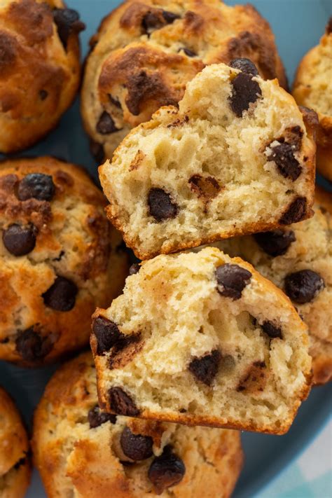 Fluffy Chocolate Chip Muffins Brooklyn Farm Girl