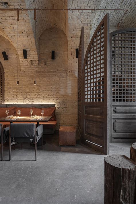 Yodezeen Inserts Atmospheric Japanese Restaurant In Former Kyiv Arsenal