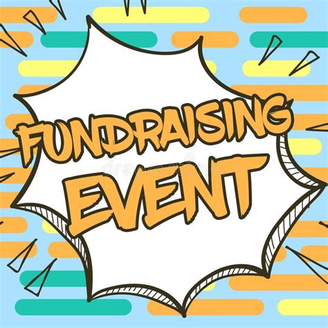 Sign Displaying Fundraising Event Internet Concept Campaign Whose