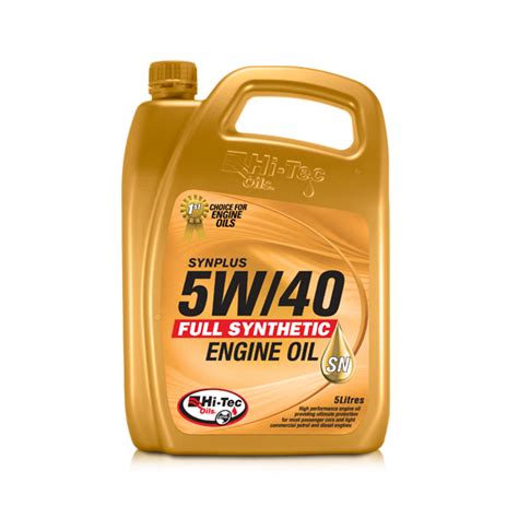 SYNPLUS 5W/40 SN/CF | Hi-Tec Oils