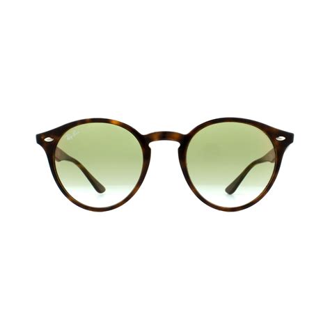 Ray Ban Sunglasses 2180 710w0 Havana Gradient Green Mirror Red 49mm Ebay