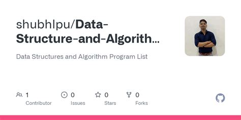 Github Shubhlpu Data Structure And Algorithm Program List Data Structures And Algorithm