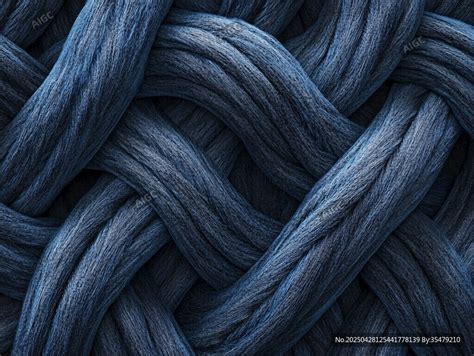 Ai创作图蓝色 毛线 交织 纹理 编织 纱线 手工 材料 特写 质感 纤维 图案 紧密 柔软 缠绕 昵图网