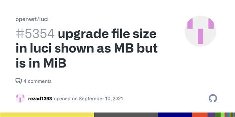 Upgrade File Size In Luci Shown As Mb But Is In Mib · Issue 5354