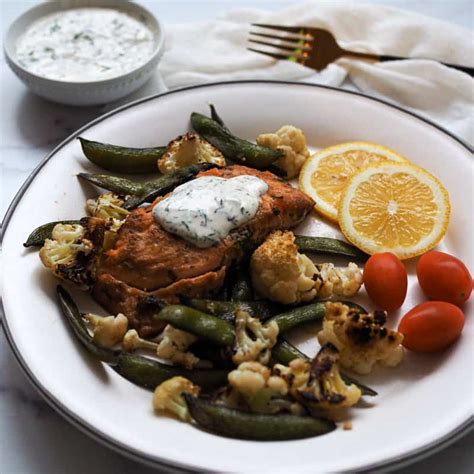 Sheet Pan Salmon With Veggies Cumbers Corner