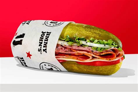 Jimmy Johns Debuts The Picklewich A Sandwich With A Giant Pickle For