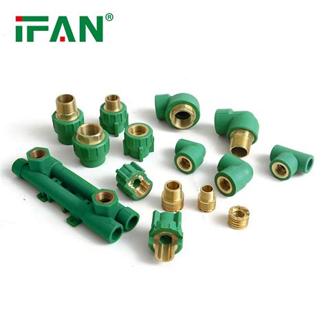Ifan Water Plumbing Fittings High Pressure Plastic Fitting Green Color