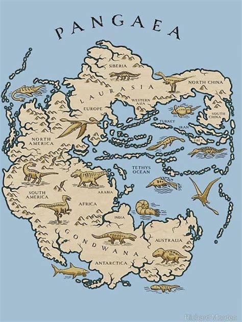 Super Continent Pangea 250 Million Years Ago Rancienthistory