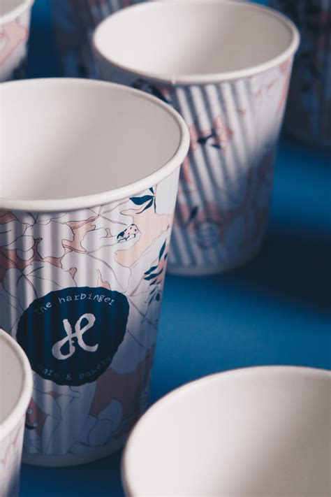 The Harbinger Cafe And Bakery Restaurant Branding Grits And Grids
