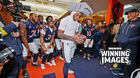 Postgame And Locker Room Celebration Photos From Bears Ot Win Over Packers