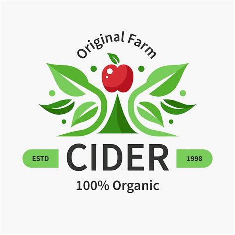 Premium Vector Flat Design Cider Logo Design