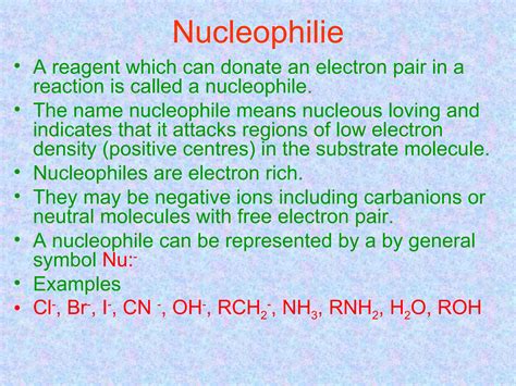 Organic Reactions And Mechanisms PPT