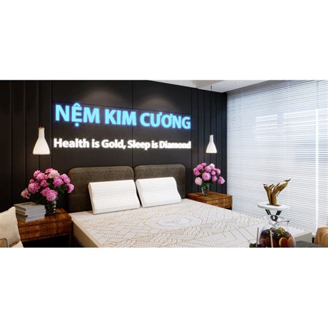 Gối Cao Su Thiên Nhiên Kim Cương Siny A Nội Thất Nệm
