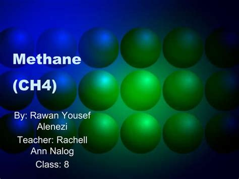 Methane Ch4 Ppt