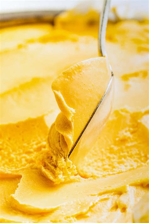 No Churn Mango Ice Cream Diethood
