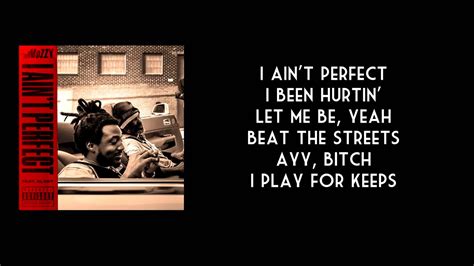 Mozzy I Aint Perfect Lyrics Ft Blxst Youtube