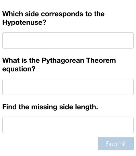 Which Side Corresponds To The Hypotenuse What Is The Pythagorean Theorem Equation Fi Math