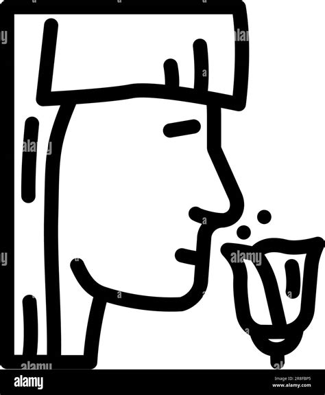 Sense Smell Line Icon Vector Illustration Stock Vector Image And Art Alamy