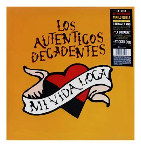Los Auntenticos Decadentes Mi Vida Loca 2 Lps Vinyl Estándar