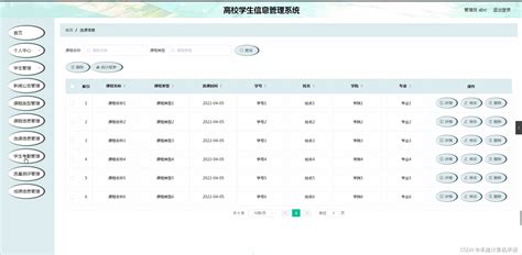 [开题报告]springboot高校学生信息管理系统nw9q6计算机毕业设计 csdn博客