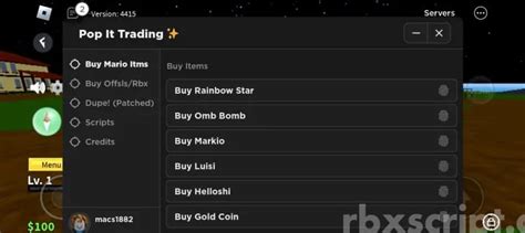 Pop It Trading Auto Buy Mobile Script Scripts Rbxscript