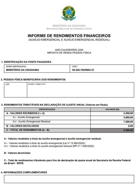 COMO DECLARAR AUXÍLIO EMERGENCIAL NO IMPOSTO DE RENDA Blog do IR