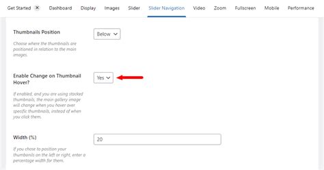 How To Use Hover Navigation For Stacked Thumbnail Iconic