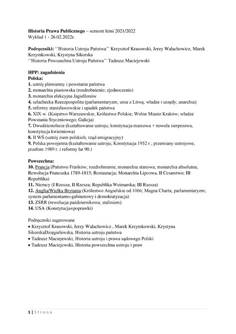 Historia Prawa Publicznego 3 02 Podręczniki Historia Ustroju