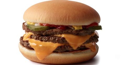 Triple Cheeseburger Mcdonalds No More Dry Burgers Mcdonalds