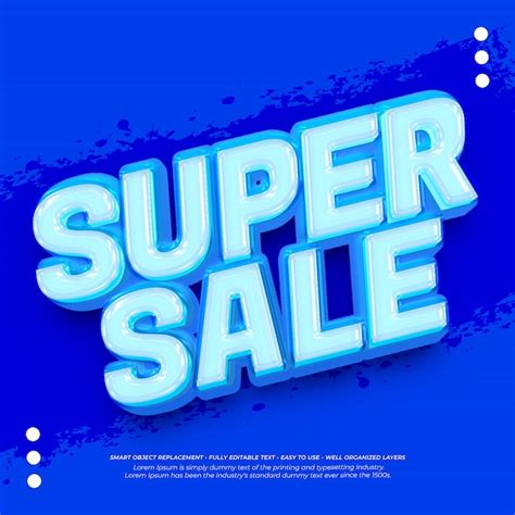 Tienda De Texto Psd Ahora Con Efecto De Texto De Estilo 3d Editable