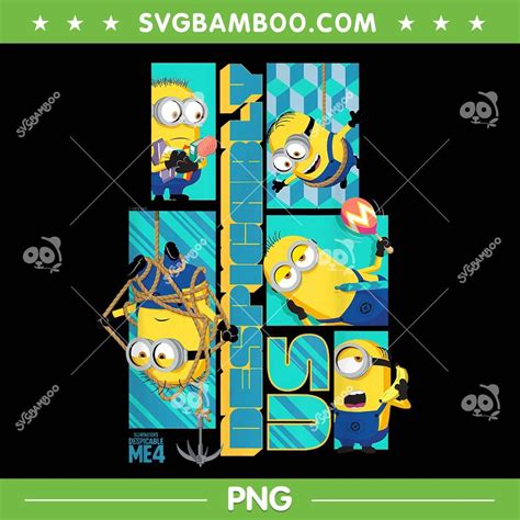 Minions Despicable Me 4 Png Despicably Us Minions Png Funny Cute