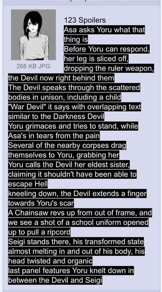 Possible Leak For Chapter 123 Rchainsawfolk