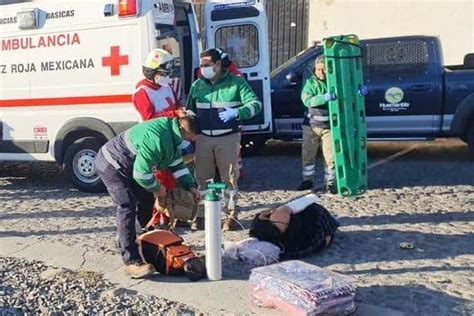 Atiende Protección Civil De Huamantla A Persona Herida Por El Tren E