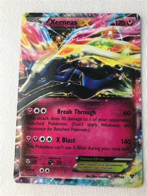 Xerneas Ex Xy 97 Pokemon Card Xerneas Ex With Possible Misprint
