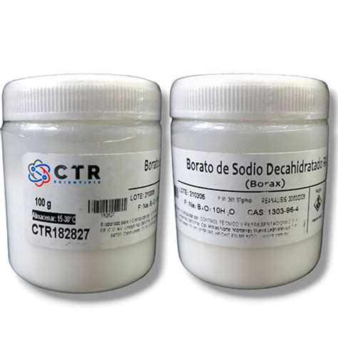 28549 Borato De Sodio Decahidratadotetraborato Borax Ra Plastico