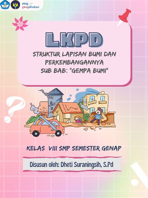 Pink Dan Krem Ilustrasi Sampul Lkpd A4 1 Pdf