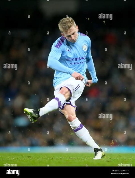 Manchester Citys Oleksandr Zinchenko Scores His Sides First Goal Of