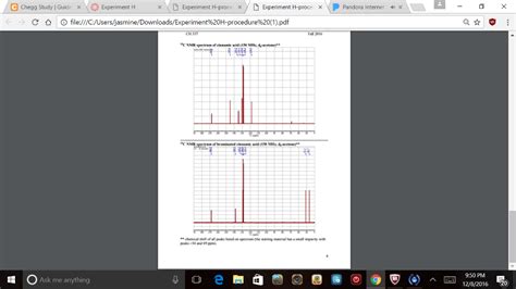 Solved Compare 13C NMR Spectra Of The Starting Material Chegg