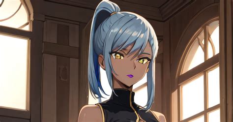 Aiイラスト ノースリーブドレス姿のヴィレッタおっぱい増量ver ユーキヒロ自己紹介読んでのイラスト Pixiv