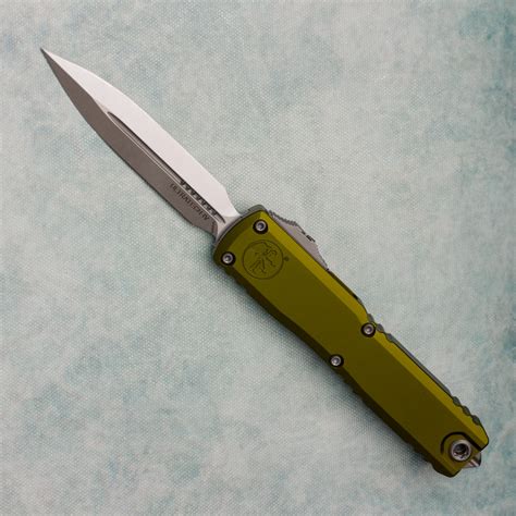 Microtech Ultratech Gen Iv De Od Green Handle Stonewash Standard 11224